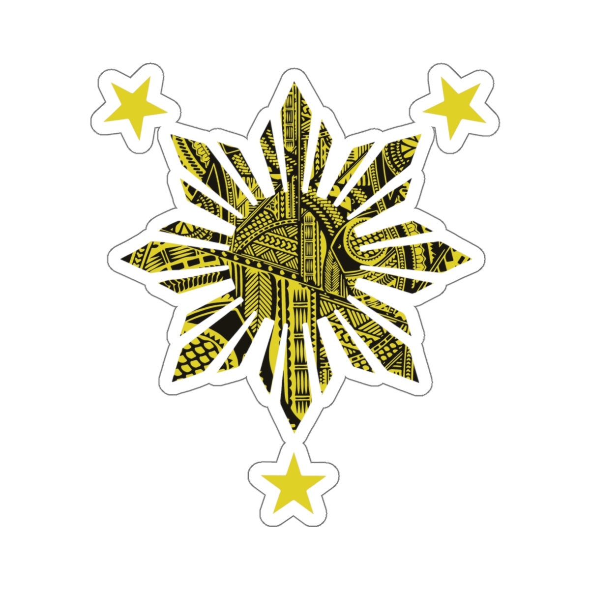 Philippines Logo Design Kiss-cut Stickers, Philippines Flag Logo ...