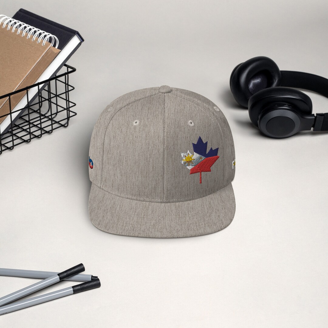 Filipino Canadian Embroidery Design Hat Maple Leaf Embroidery ...