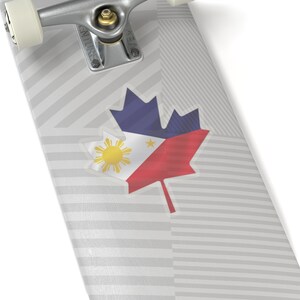 Philippines Flag Maple Leaf Car Stickers Maple Leaf Philippines Flag ...