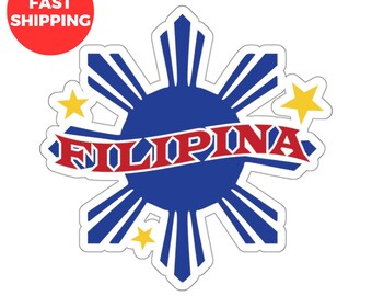 Fist Shape Philippines Logo Kiss-cut Stickers, Fist Philippines Flag ...