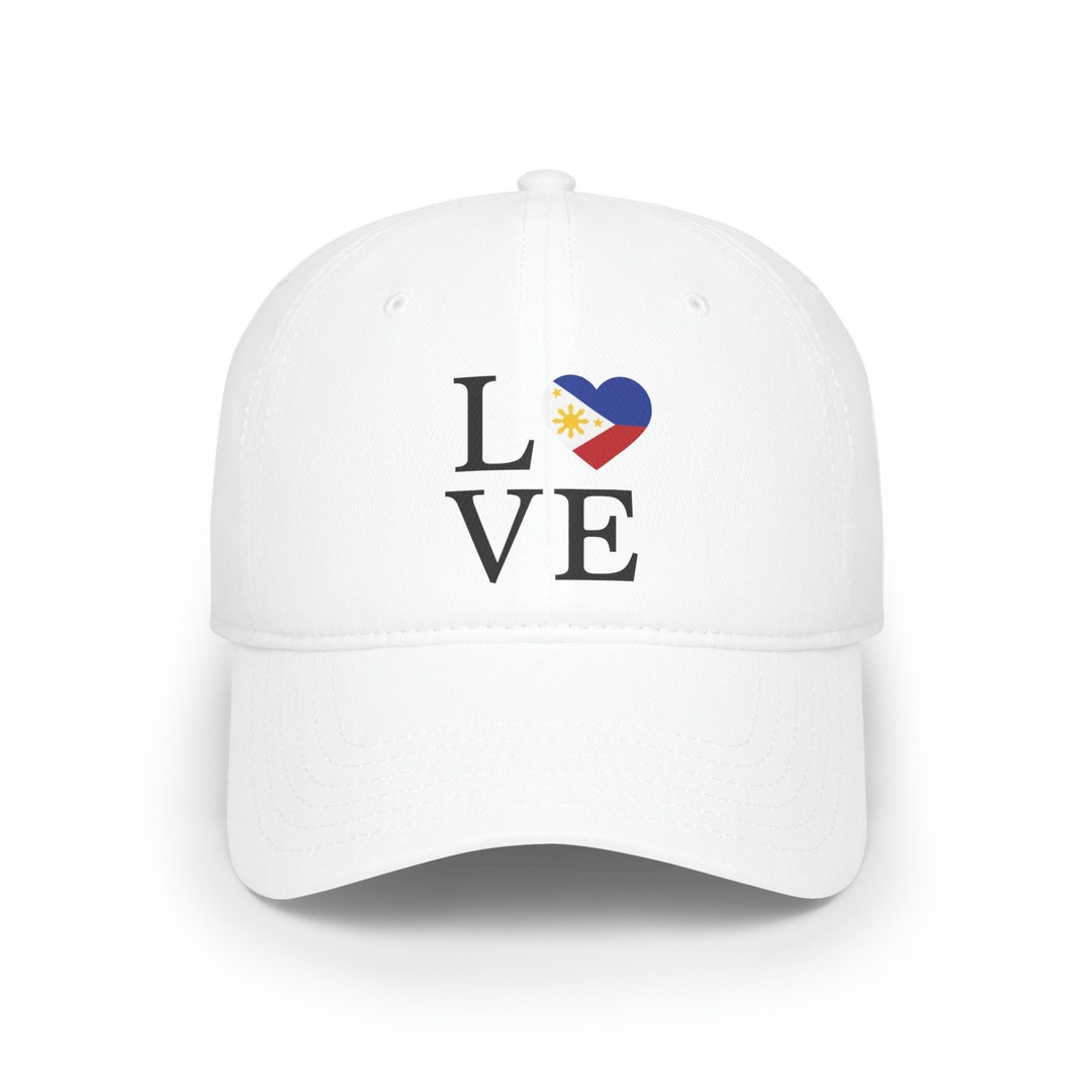 Unisex Filipino Love Design Low Profile Baseball Cap, Filipino Hat ...