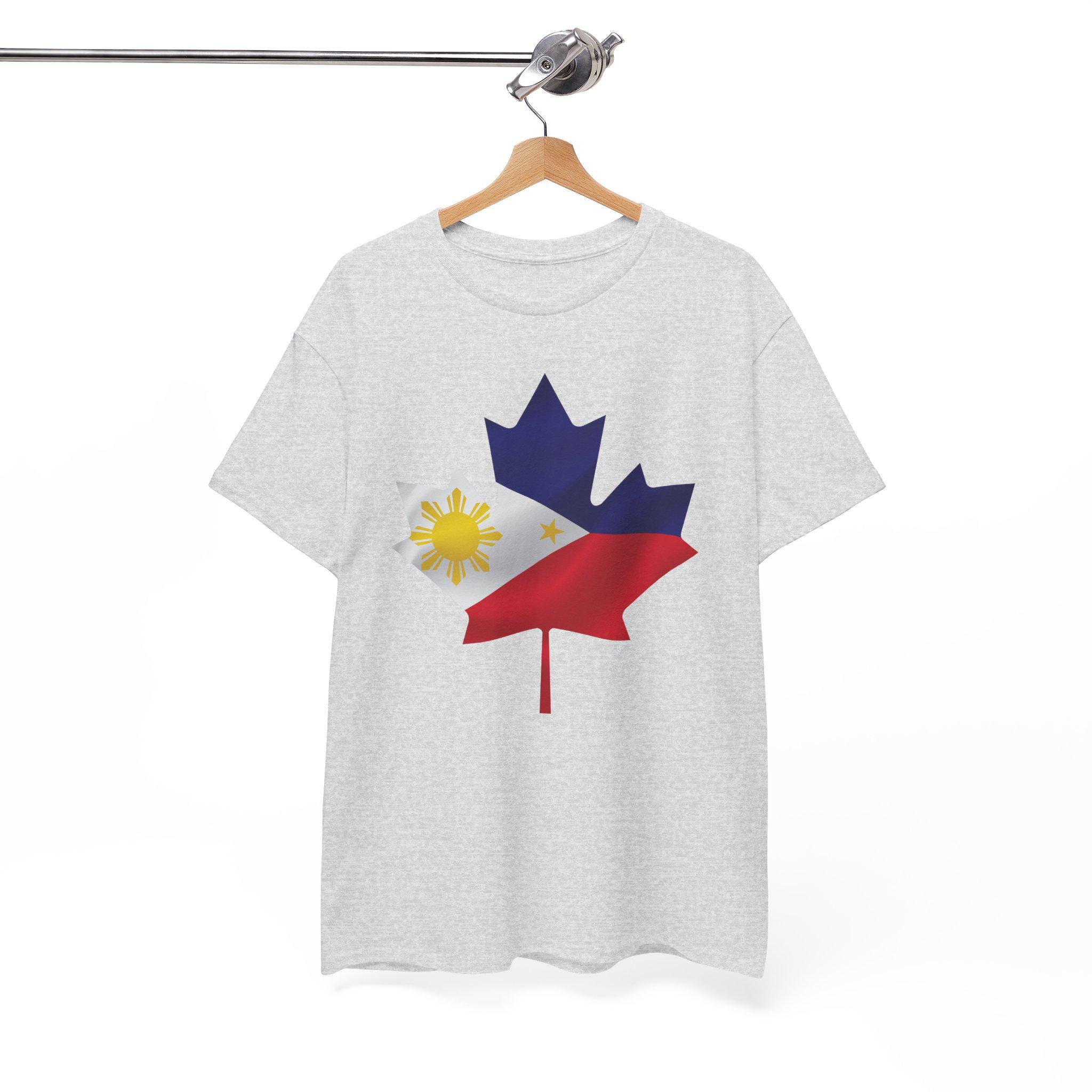 Maple Leaf With Philippines Flag, Filipino Canadian Shirt Design,, Back ...