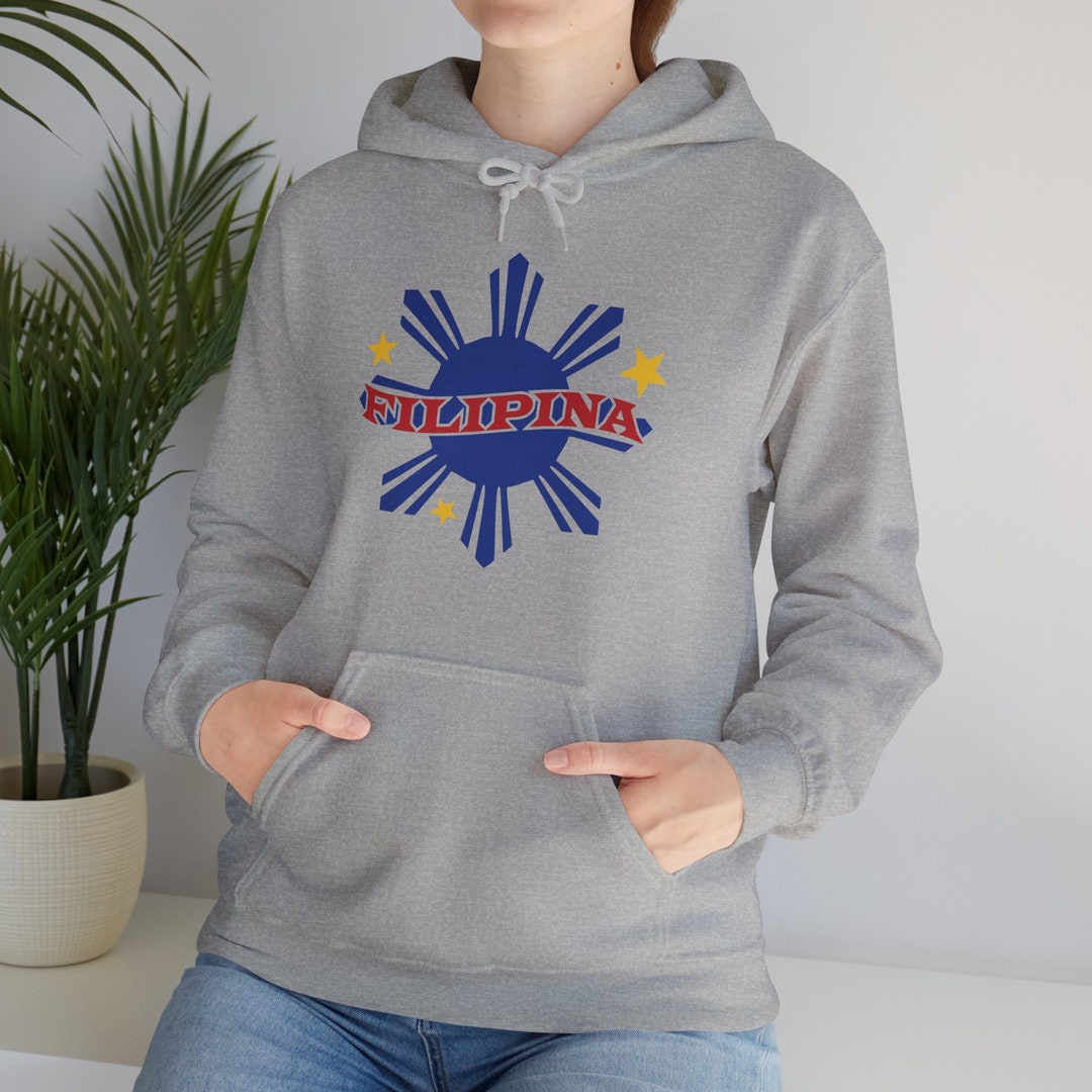 Three Star Filipina Hoodie , Star Shape Philippines Hoodie, Philippines ...