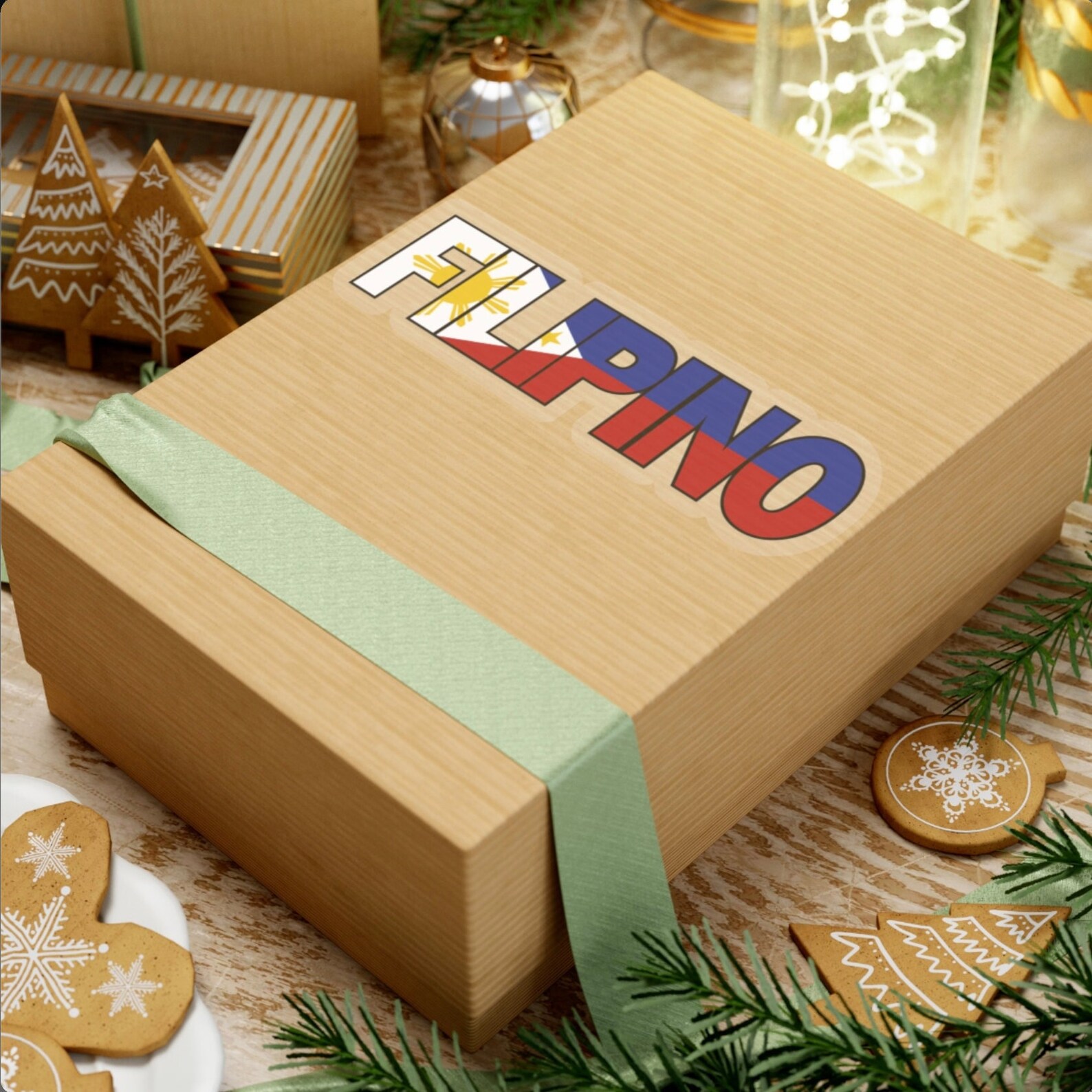 Filipino Design Philippines Flag Kiss-cut Stickers, Philippines Flag ...