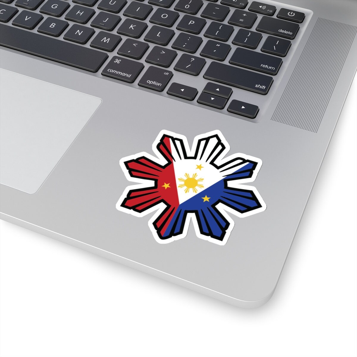 Sun Shape Philippines Logo Kiss-cut Stickers, Philippines Flag Stickers ...