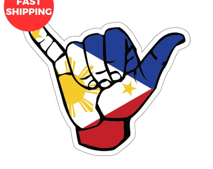 Heart Shape Philippines Flag Kiss-cut Stickers, Philippines Flag ...