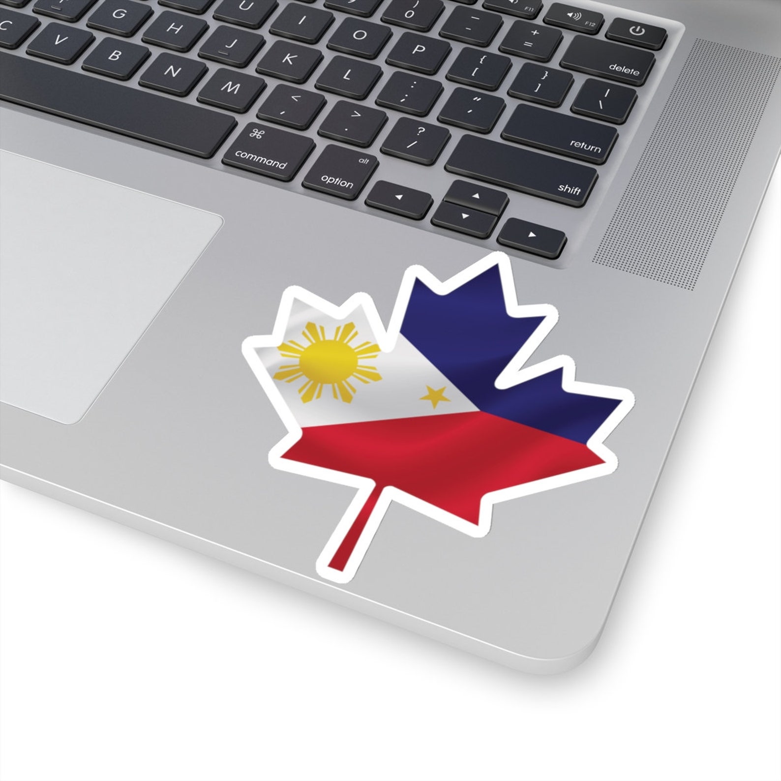 Philippines Flag Maple Leaf Car Stickers Maple Leaf Philippines Flag ...