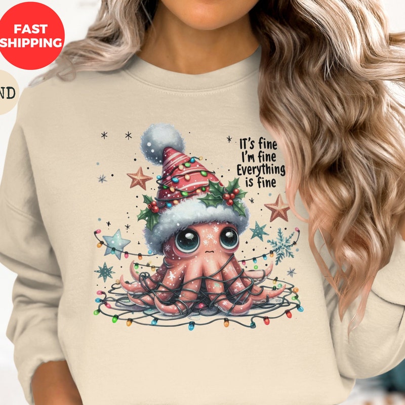 Octopus Sweater - Etsy