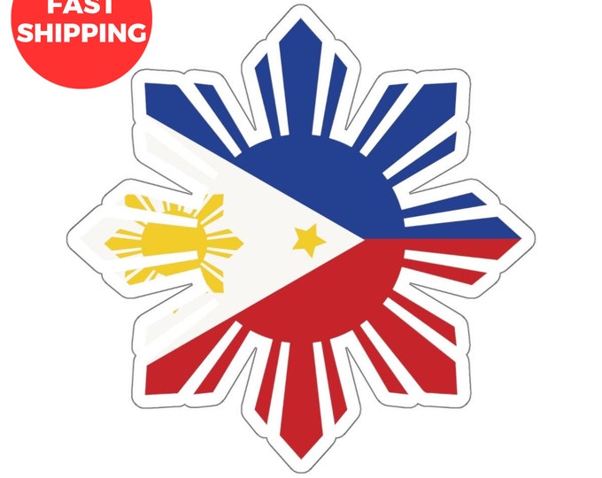 Heart Shape Philippines Flag Kiss-cut Stickers, Philippines Flag ...