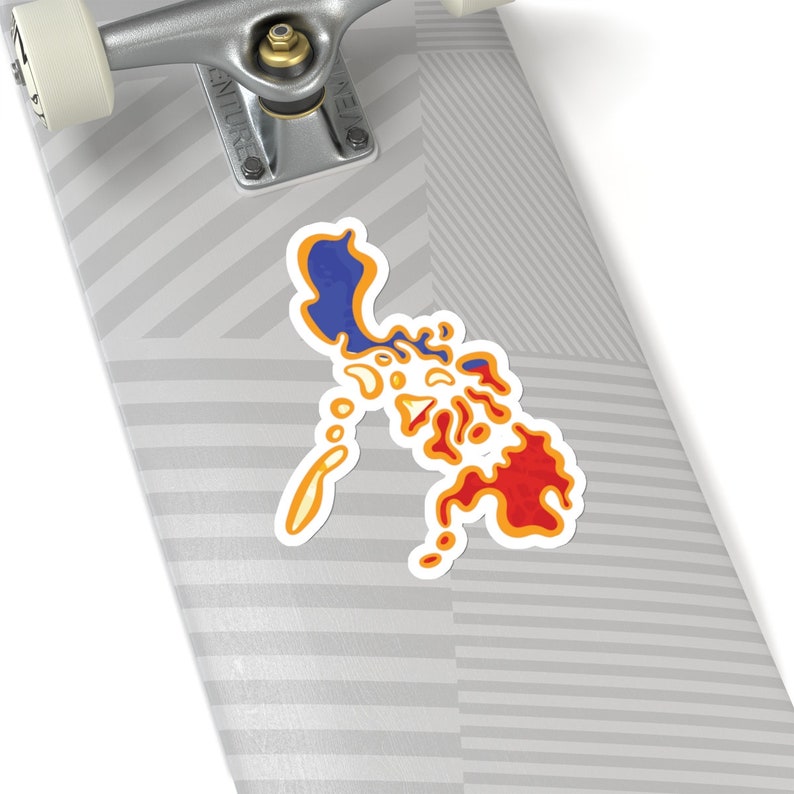 Philippines Map Kiss-cut Stickers Philippines Map Stickers Filipino ...