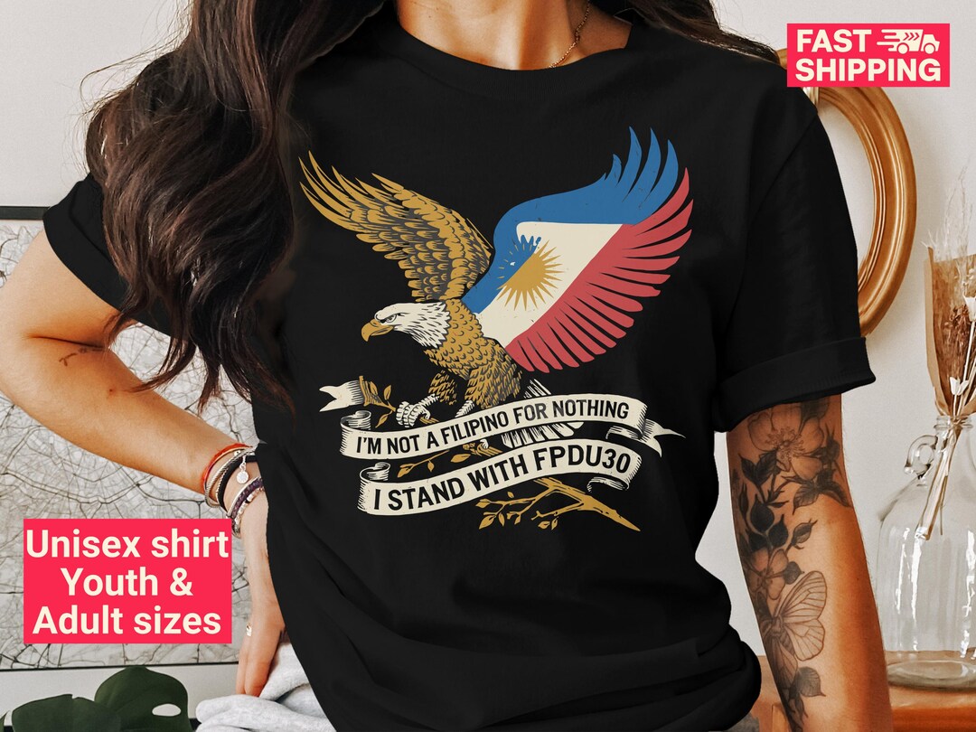 Duterte Support Shirt 2025, DU30 Support Shirt, Filipino Pride T-shirt ...