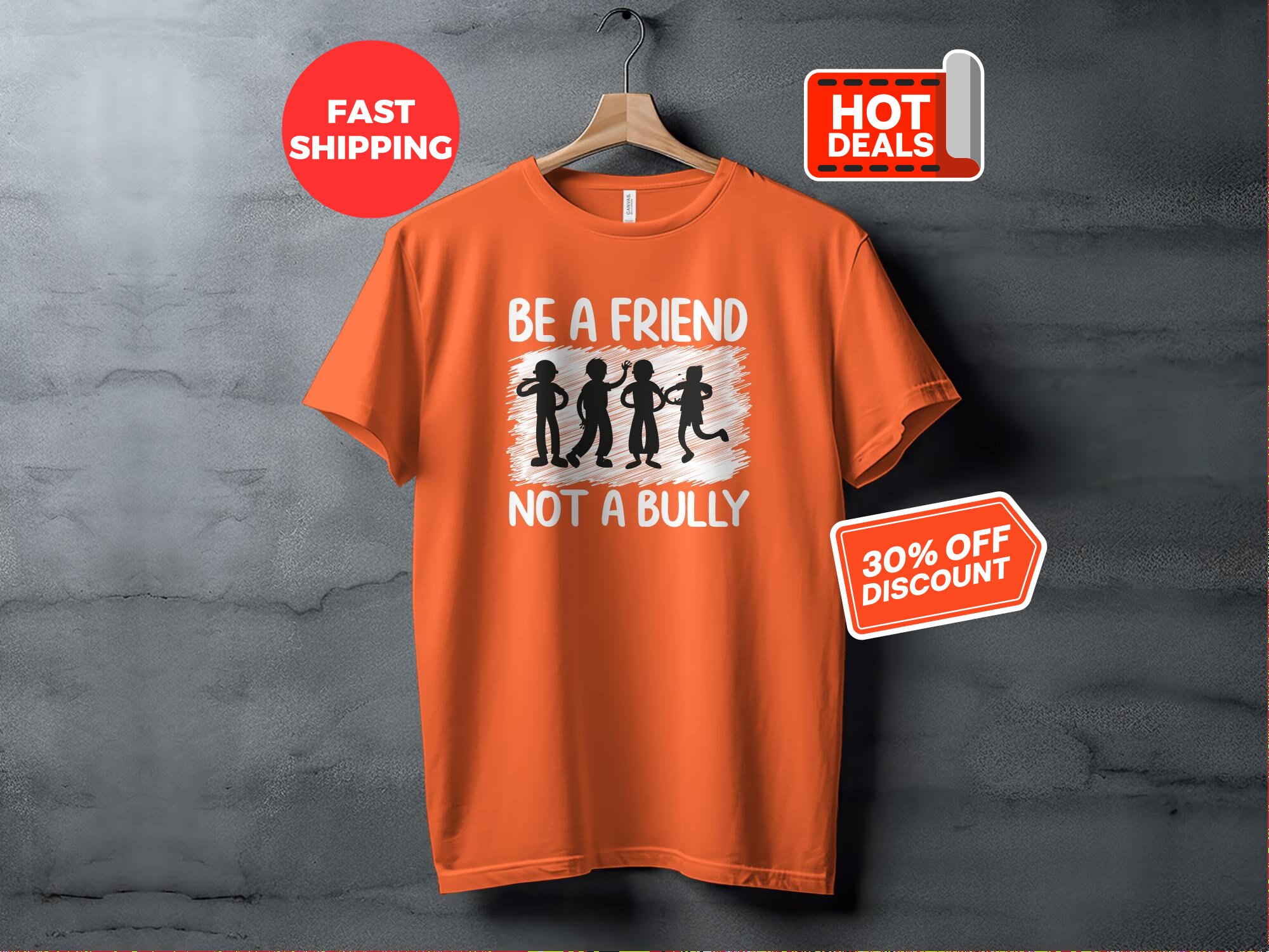 Be a Friend Not a Bully T-shirt, Anti-bullying Awareness Tee, Support ...