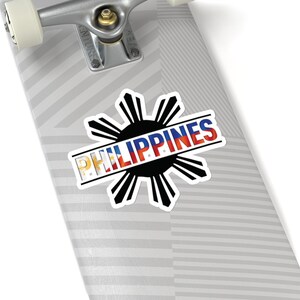 Philippines Flag Car Stickers, Philippines Tablet Stickers, Filipino ...