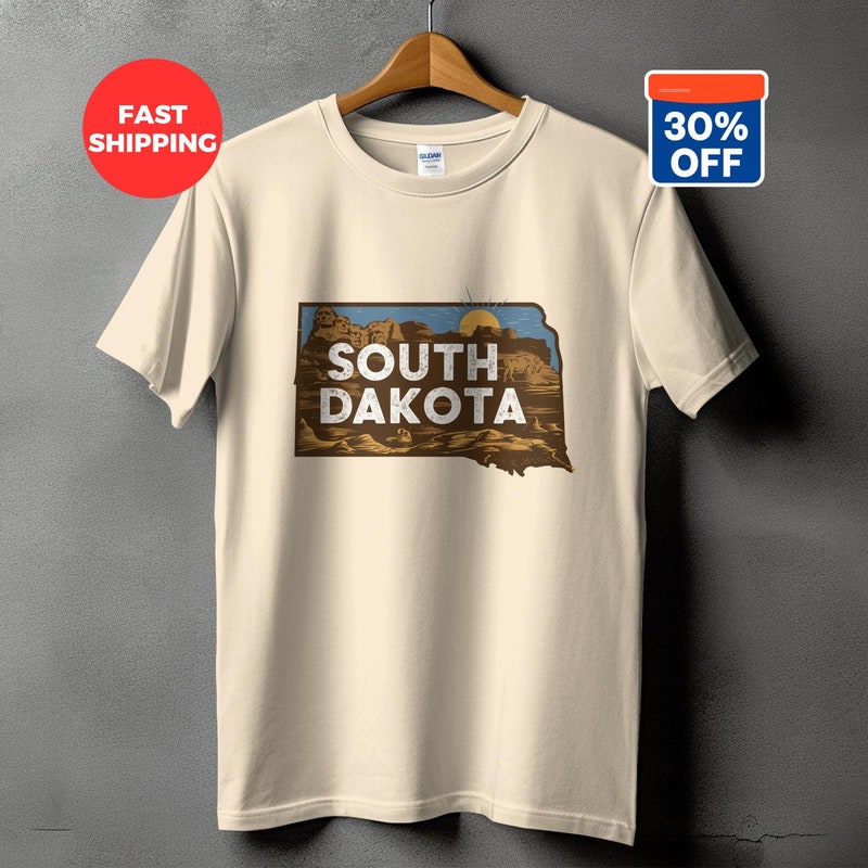 South Dakota T Shirt - Etsy
