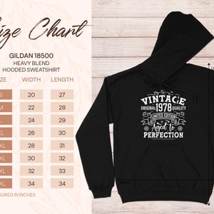 Vintage 1978 Original Quality Limited Edition Aged to Perfection T ...