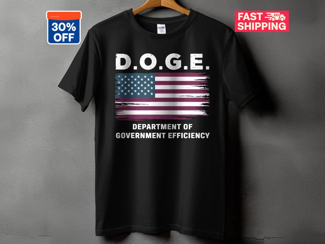 American Flag Doge T-shirt, Patriotic Dog Shirt, Funny Doge Meme Tee ...