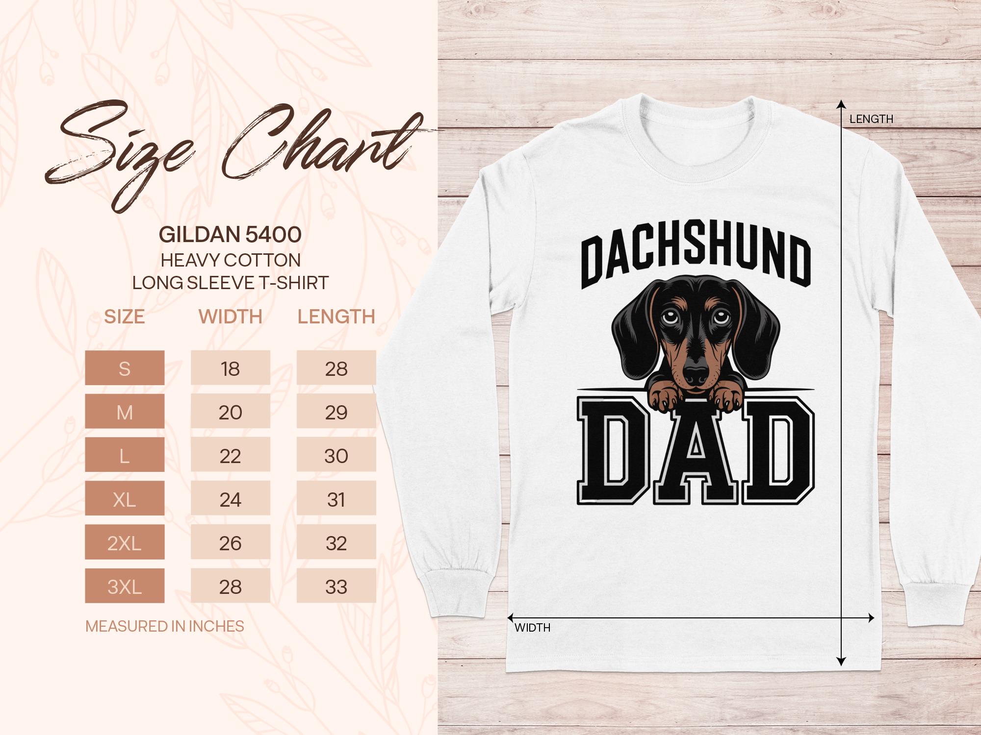 Dachshund Dad Hoodie, Long Sleeve T-shirt, T-shirt, Wiener Dog Dad Gift ...