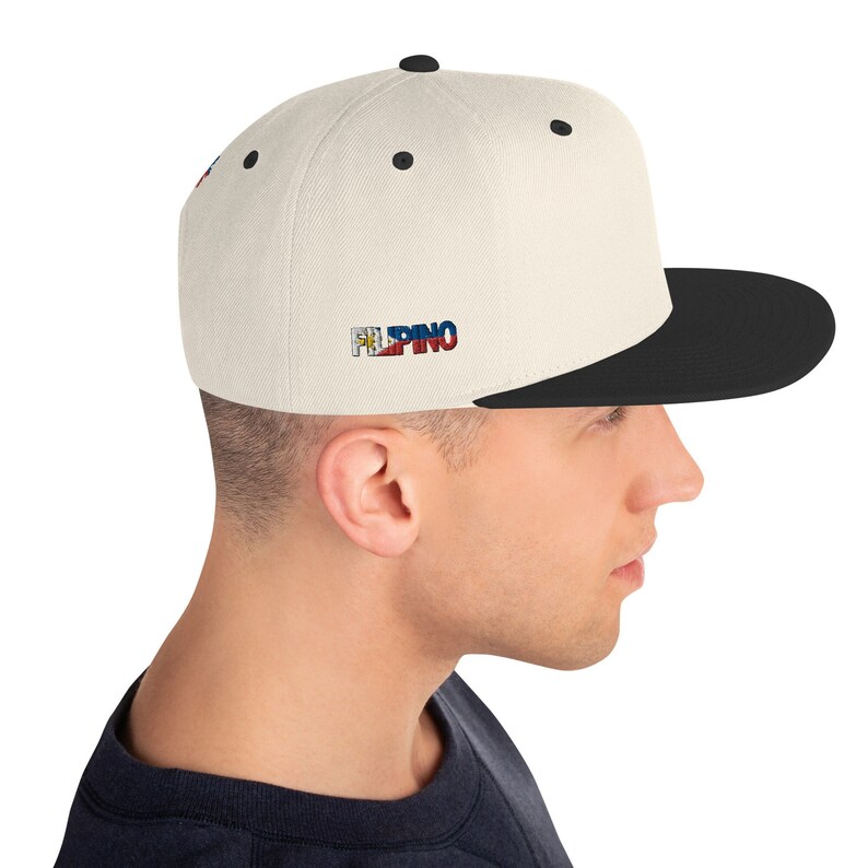 Adobo Embroidery Snapback Hat, Philippines Flag Embroidery Hat ...