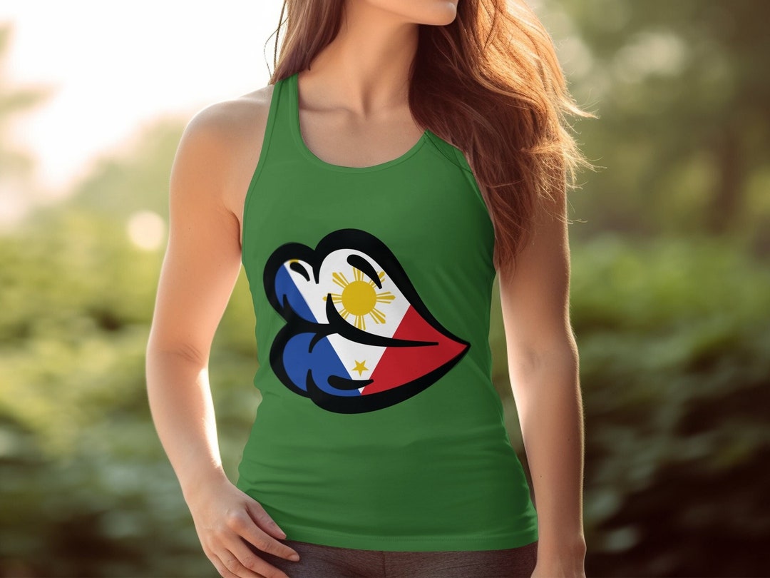 Love Philippines Tank Top, Heart Design Tank Top, Filipino Pride ...