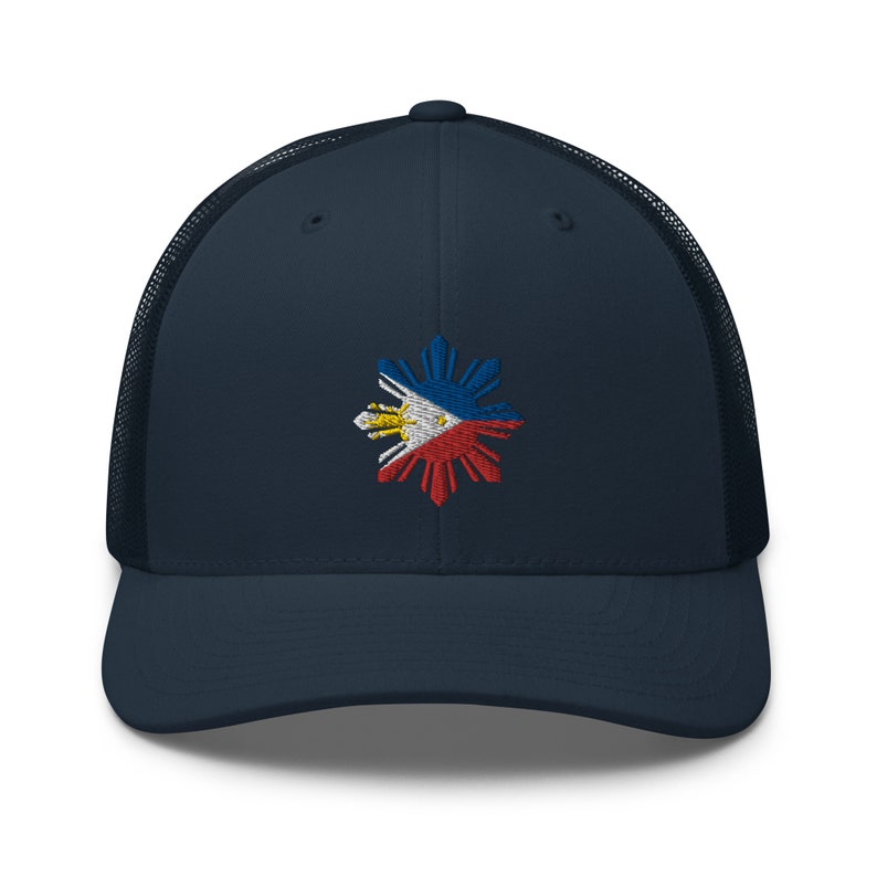 Filipino 3D Puff Embroidery Trucker Cap, Philippines 3D Puff Embroidery ...