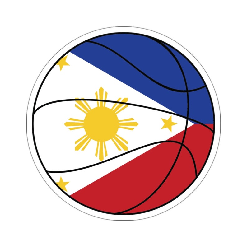 Ball Design Philippines Flag Kiss-cut Stickers, Philippines Flag ...