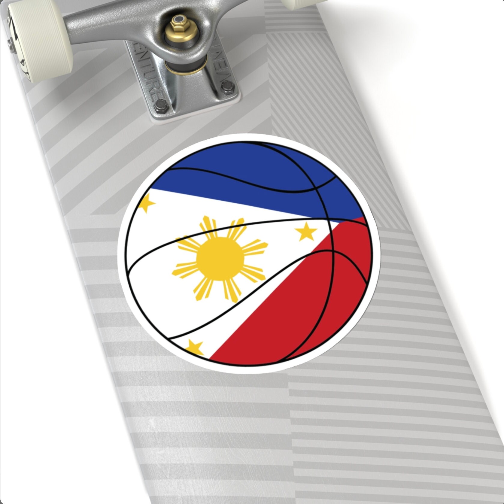 Ball Design Philippines Flag Kiss-cut Stickers, Philippines Flag ...