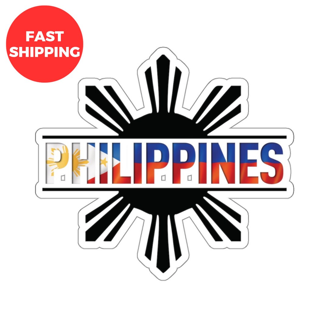 Philippines Flag Car Stickers, Philippines Tablet Stickers, Filipino ...
