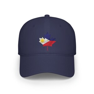 Filipino Canadian Design Hat, Philippines Flag Cap, Filipino Hat Design ...