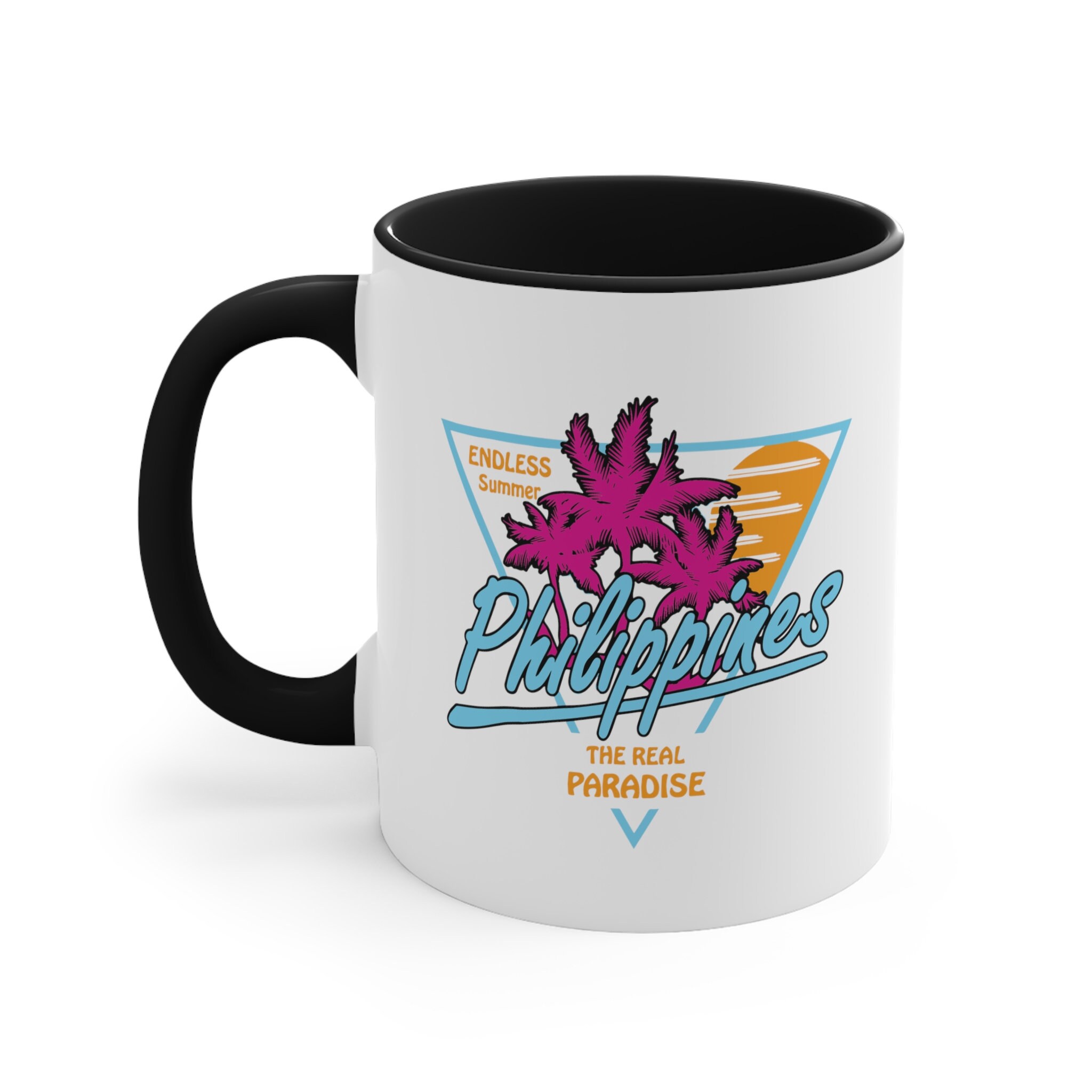 Philippines the Real Paradise Accent Coffee Mug, 11oz, Filipino Design ...