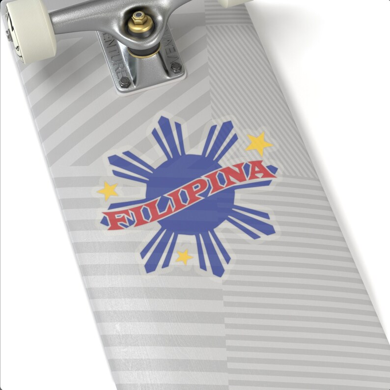 Filipina Sun Shape Philippines Logo Kiss-cut Stickers, Philippines Flag ...
