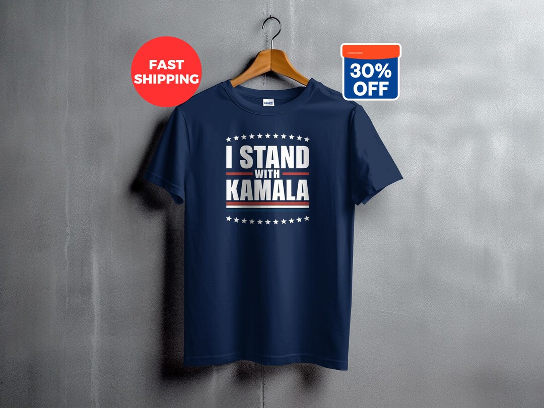 I Stand With Kamala T-shirt, Election Shirts 2024, Political Support ...