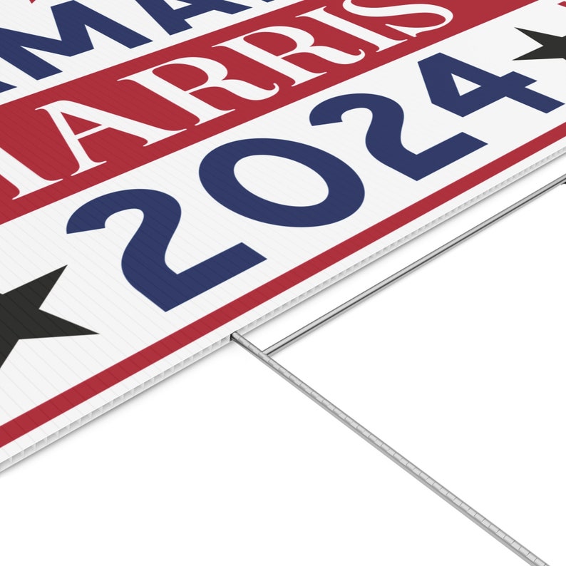 Kamala Harris 2024 Yard Sign, Kamala 2024 Lawn Sign, Kamala Harris 2024 ...