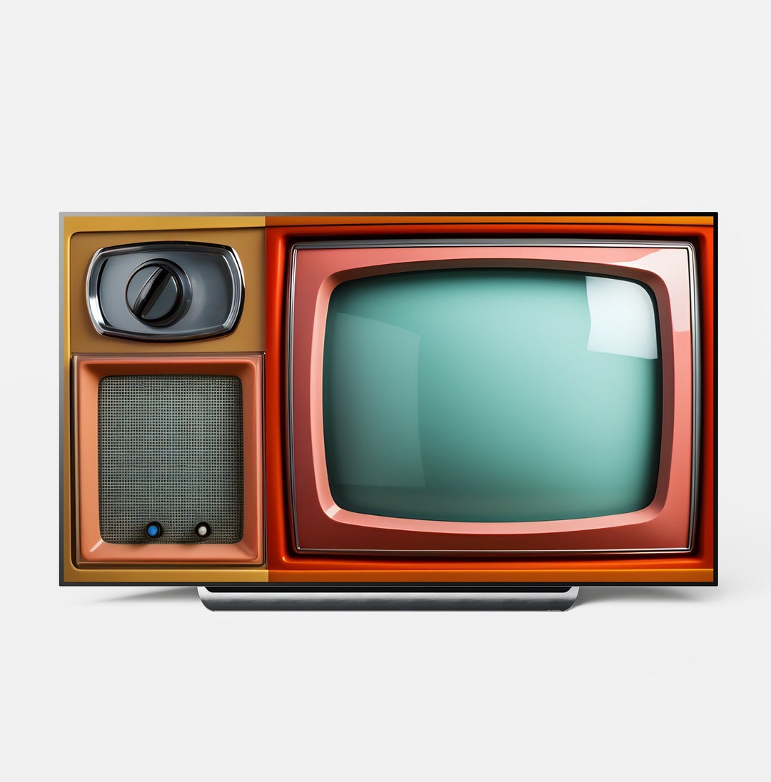 Samsung Frame TV Art, Retro Tv, Vintage Wall Art, Old Television, Frame ...
