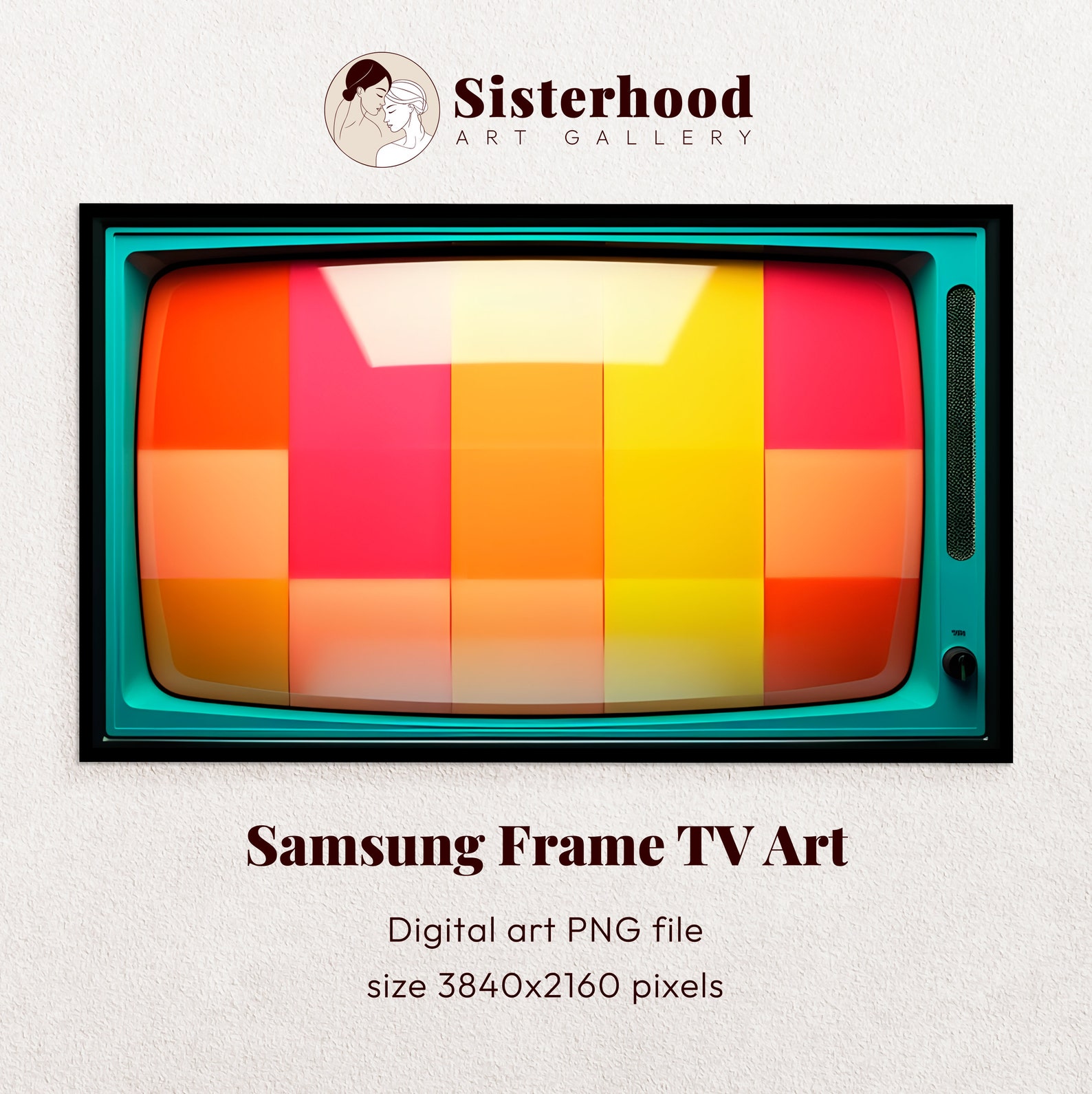 Samsung Frame TV Art, Retro Tv, Vintage Wall Art, Old Television, Frame ...