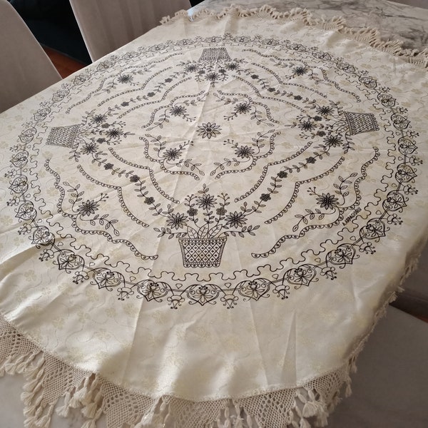 Lace Tablecloth - Etsy