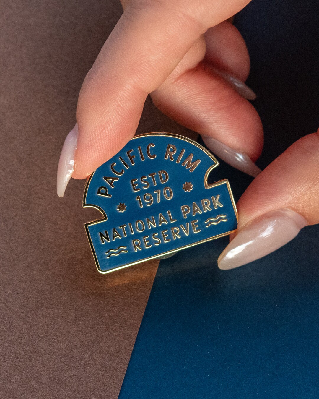 Pacific Rim National Park Reserve Typographic Enamel Pin - Etsy