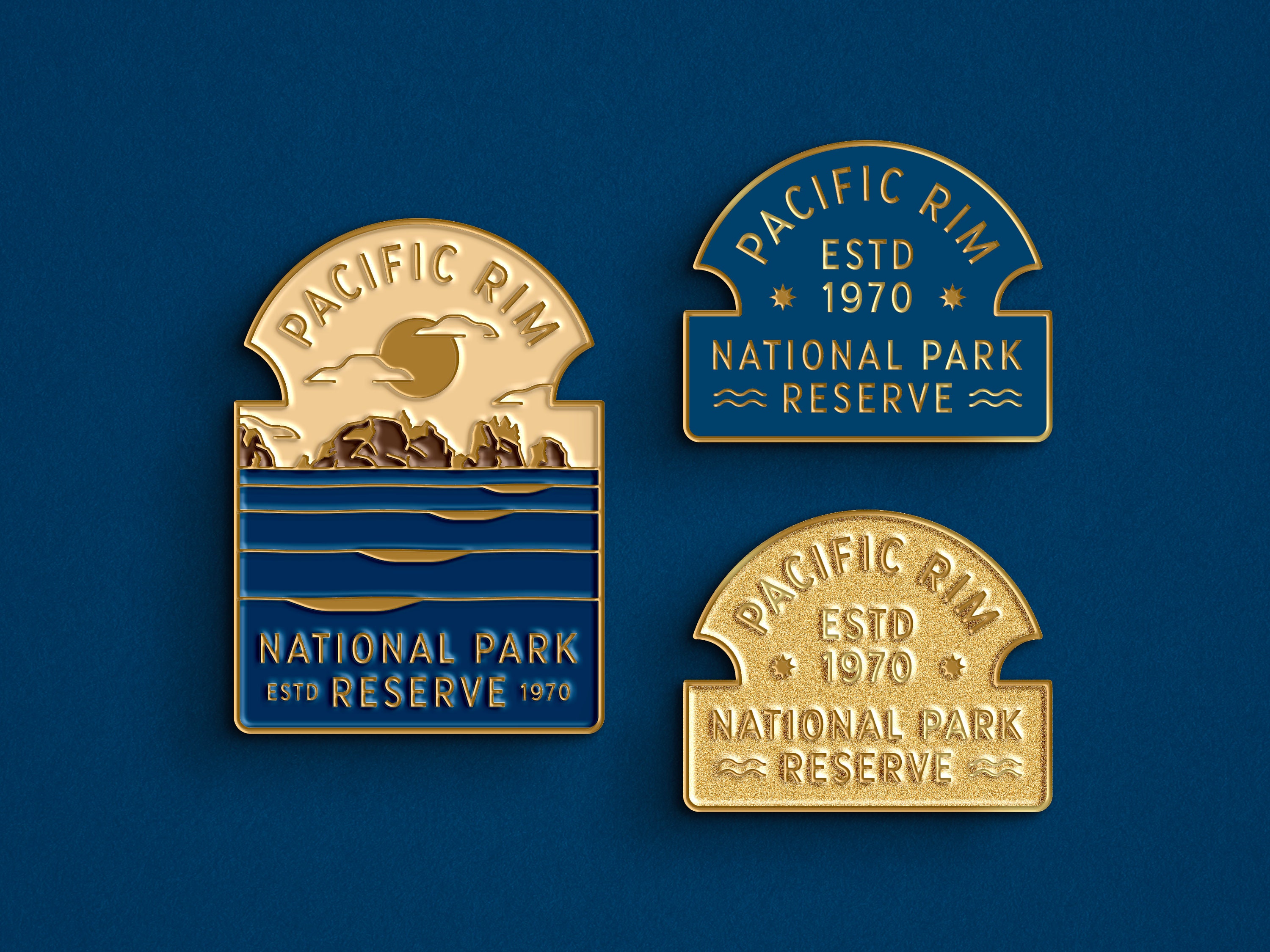 Pacific Rim National Park Reserve Typographic Enamel Pin | Collectible ...