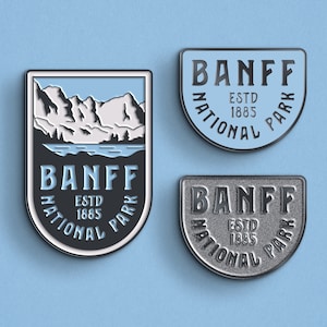 Banff National Park Enamel Pin | Collectible Pin | Outdoors | Travel ...