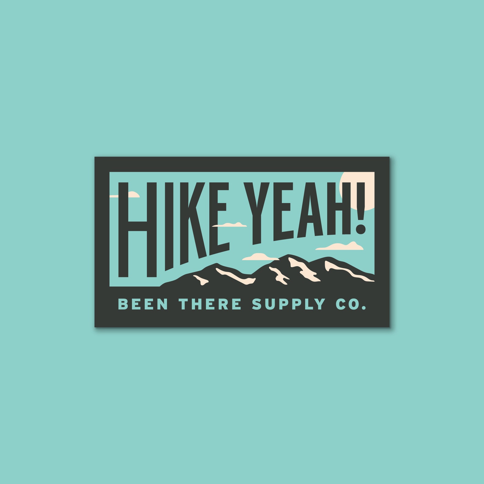 Hike Yeah Vinyl Sticker Collectible Outdoors Travel Nature Lover Hiking ...