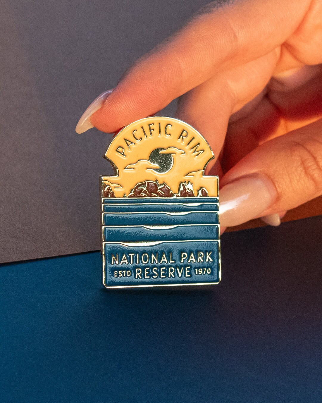 Pacific Rim National Park Reserve Enamel Pin Collectible Pin Outdoors ...