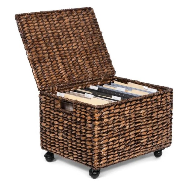 Wicker File Cabinet - Etsy