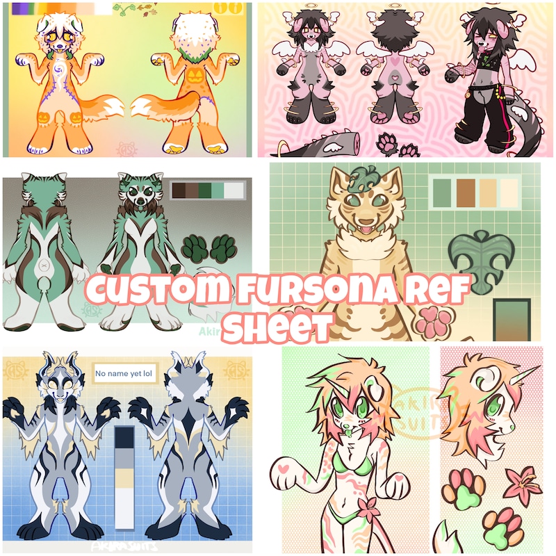 Fursuit Ref Sheets - Etsy