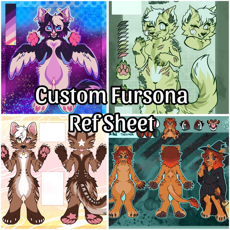 Fursuit Ref Sheets - Etsy