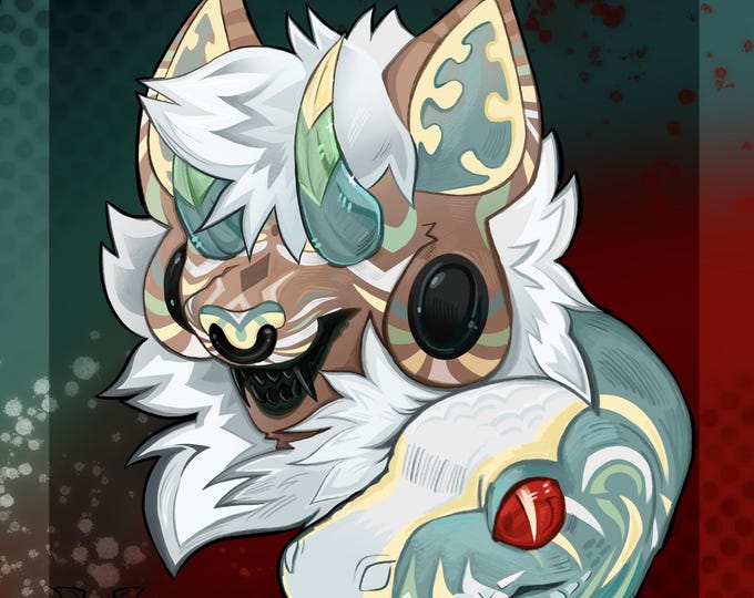 Fursona Headshots (this Style) - Etsy
