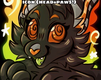 Furry Icon Fursona Pfp FURRY COMMISSION - Etsy