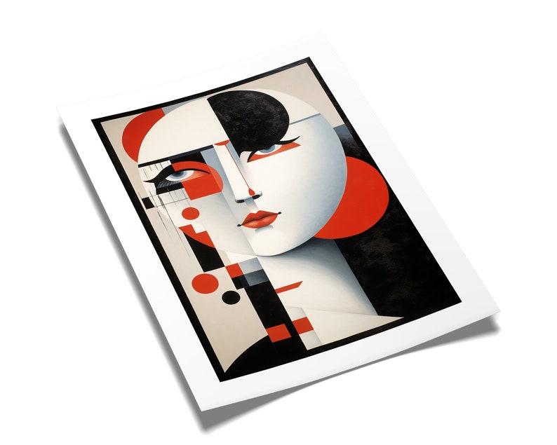 Wassily Kandinsky Abstract Face Art Print, High Quality Large Print ...