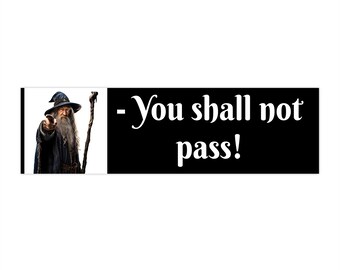 Gandalf's Mark Window Decal, Lord of the Rings Inspired Car Decal, Lotr ...