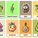Cute Alphabet Printable Flashcards 26 Fruits and Vegetables ...