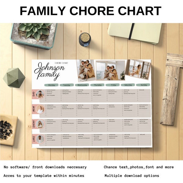 Family Chart - Etsy