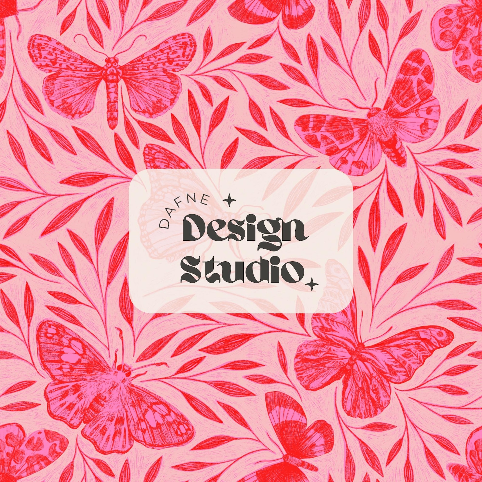 Pink Butterflies Seamless Pattern, Spring Pattern, Summer Pattern ...